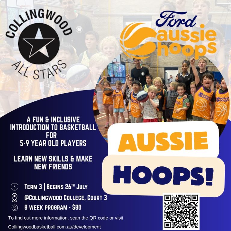 Junior Development: Aussie Hoops - Collingwood Basketball Association